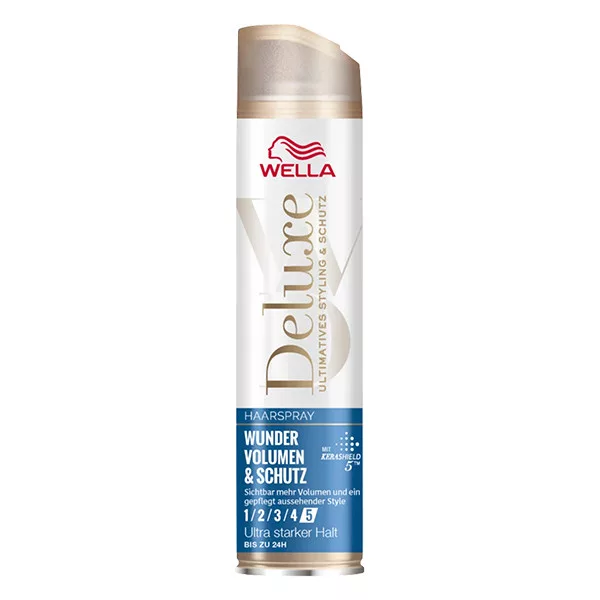 Wella Deluxe hajlakk Volumen növelő ultra erős 250 ml - Fodr