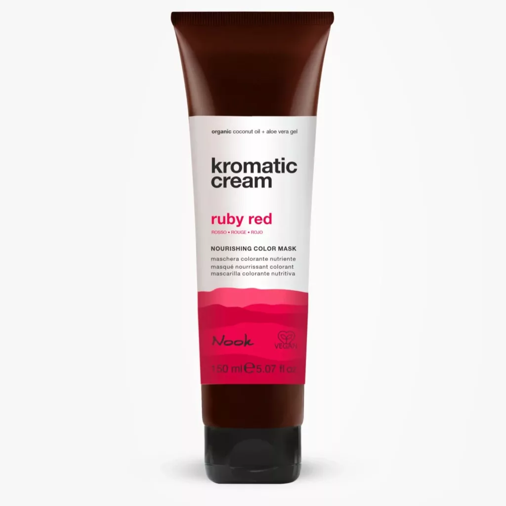 Nook kromatic cream Ruby Red Ápoló Színező Maszk 150ml - Fod